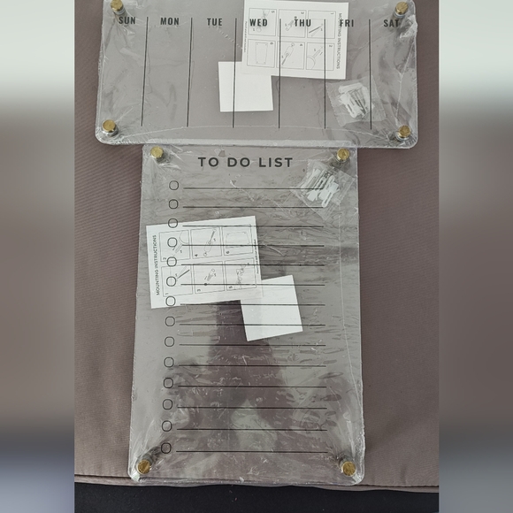Storage & Organization | Clear Acrylic Weekly Planner And Todo List ...